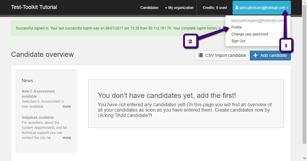 Test-Toolkit Tutorial