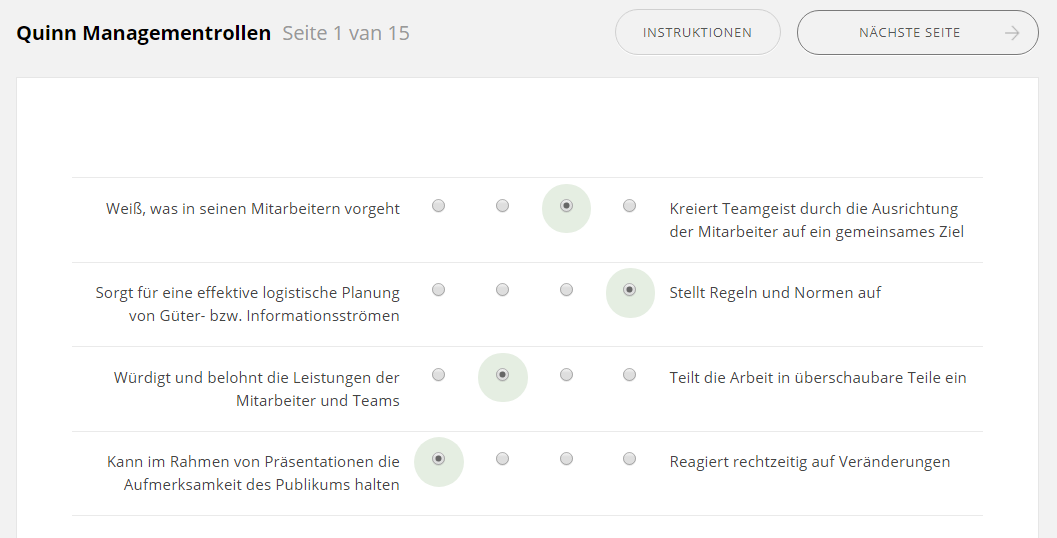 Tests | Quinn Managementrollen
